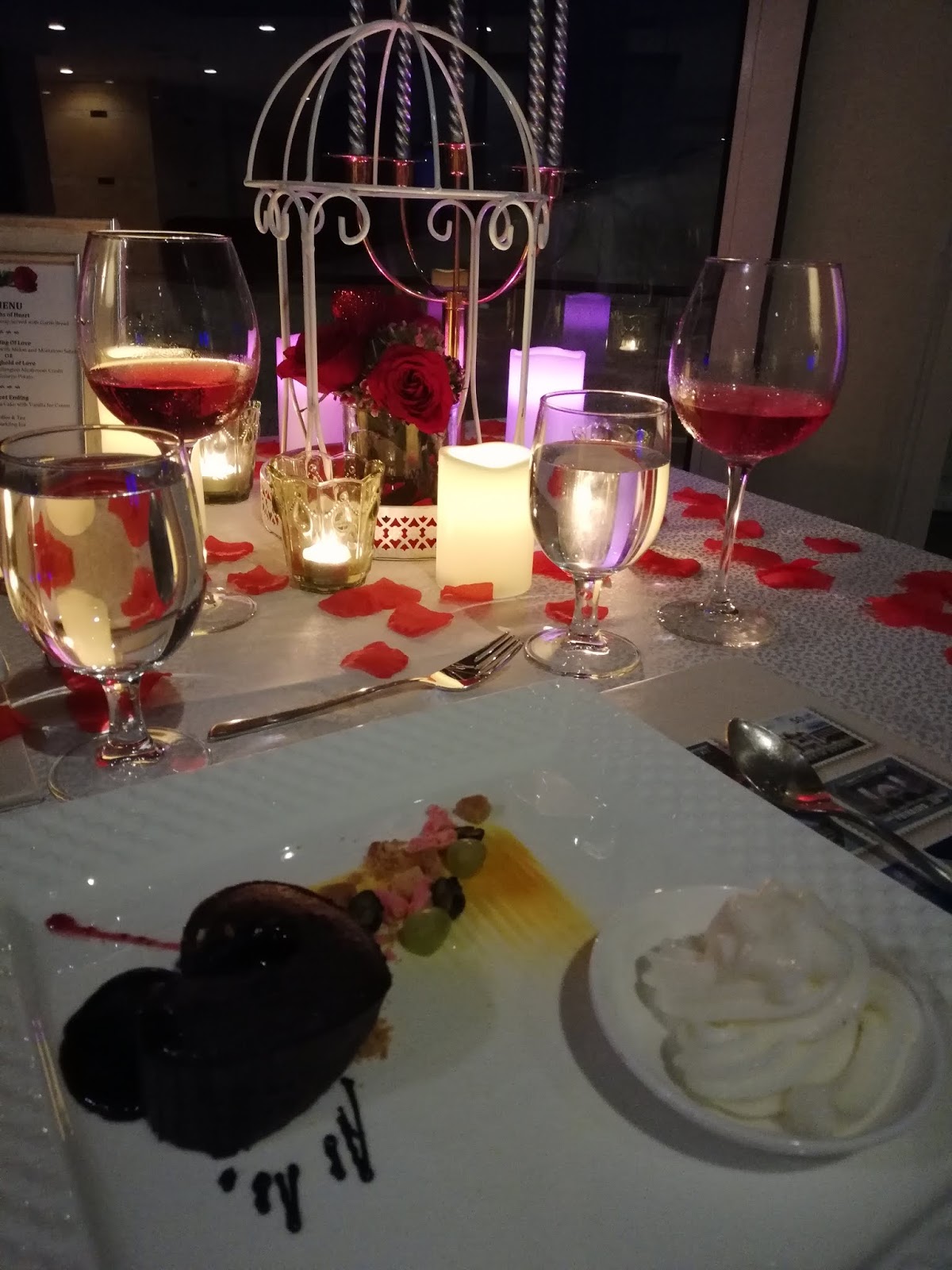 "We are written for each other" :): Candle Light Dinner @ Pulse Grande ...