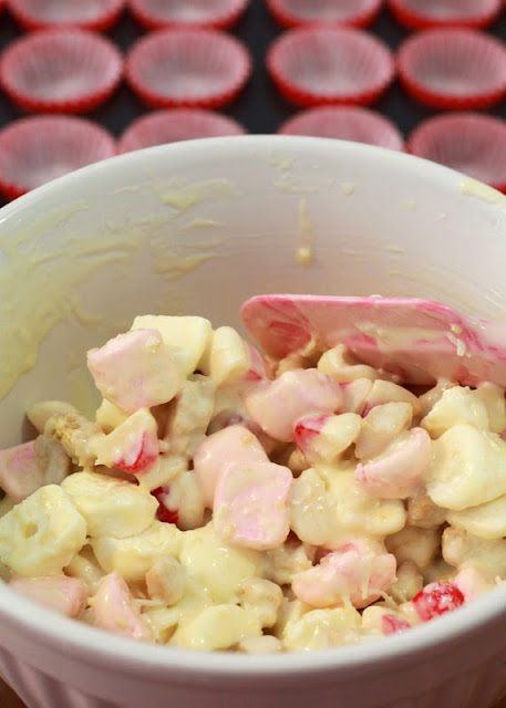 butter hearts sugar: White Chocolate Rocky Road Bites