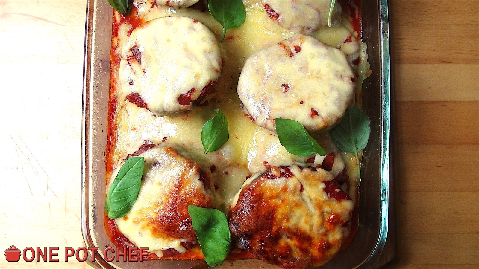 The One Pot Chef Show: Eggplant Parmigiana | One Pot Chef