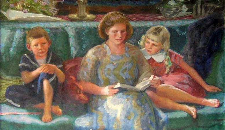 Reading and Art: Charles Hopkinson