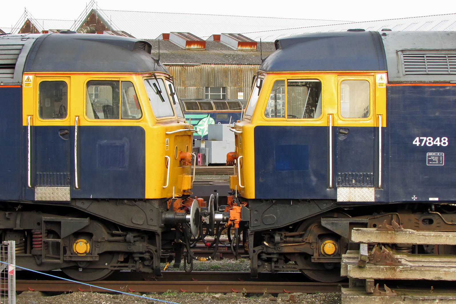 47s and other Classic Power at Southampton: 47812 and 47848, Eastleigh ...