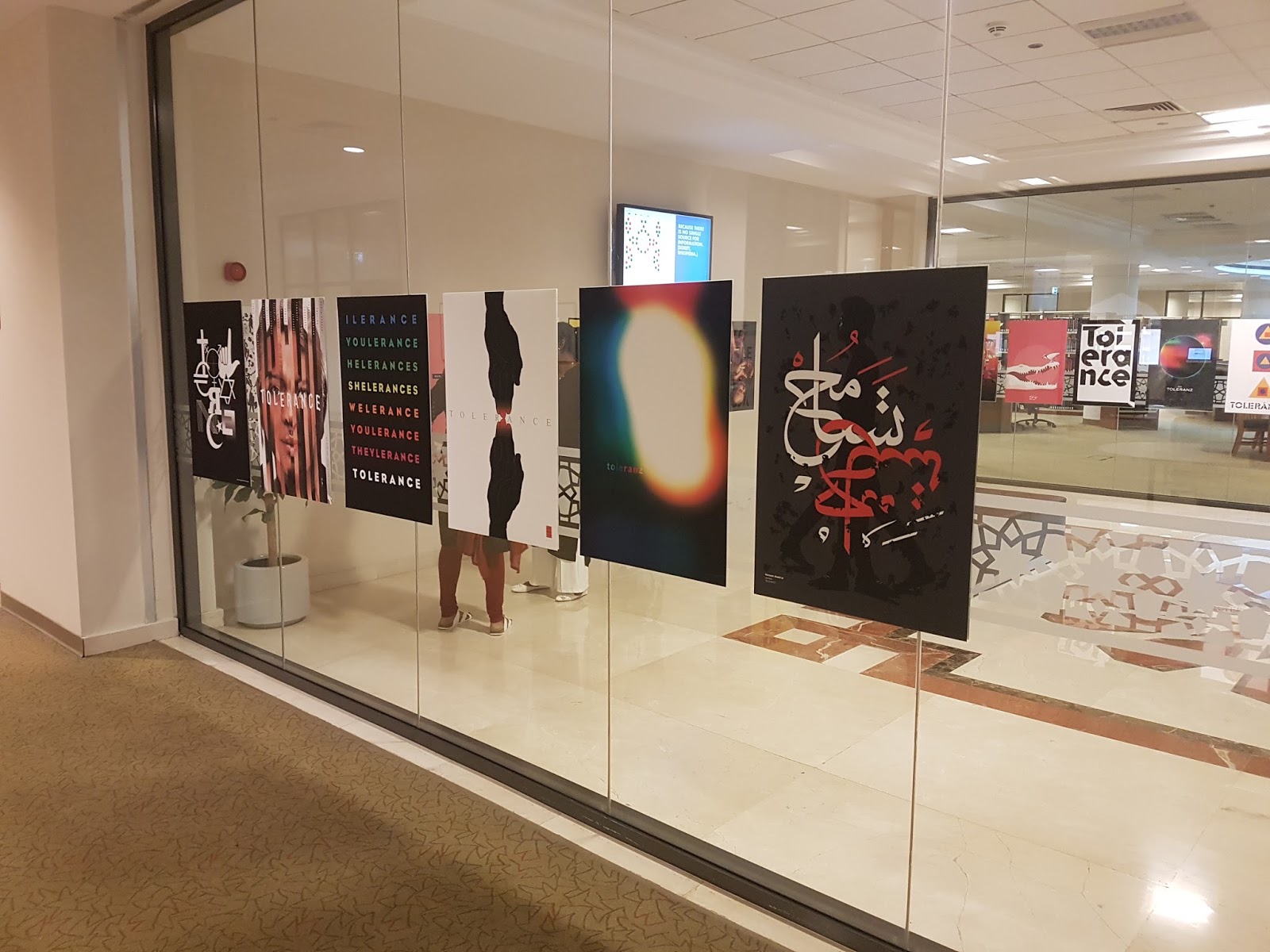 Tolerance Posters at the American University of Sharjah, UAE
