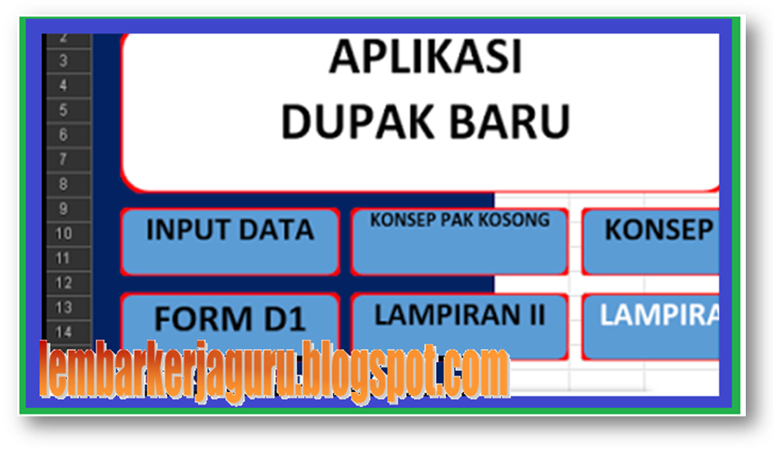 Download Aplikasi Dupak Dan Juknis Dupak Guru Terbaru - Lembar Kerja Guru