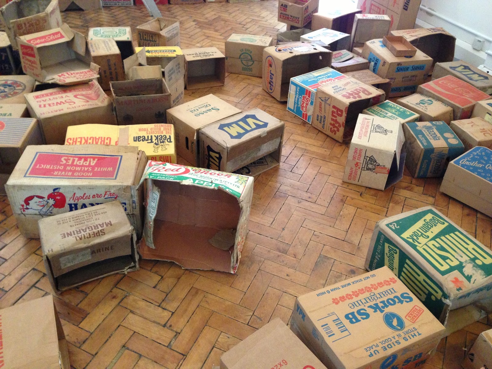 Styling and Salvage: cardboard box collection fail