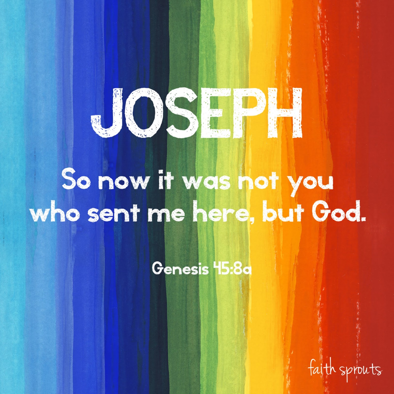 faith sprouts: OT Hero: Joseph
