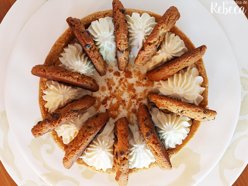 La cocina de Rebeca: Tarta de cookies con nata