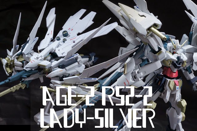 1/144 Gundam AGE-2 RS2-2 Lady-Silver - Custom Build