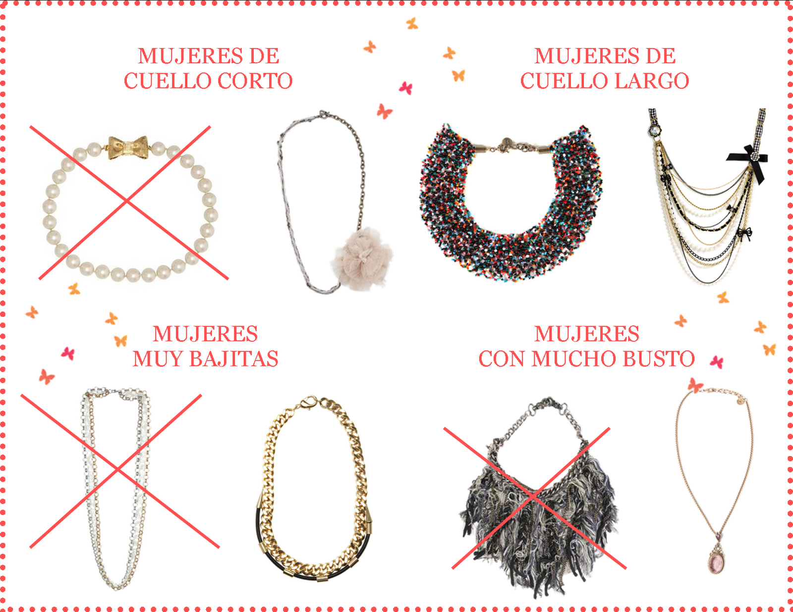fashion police: tipos de collares