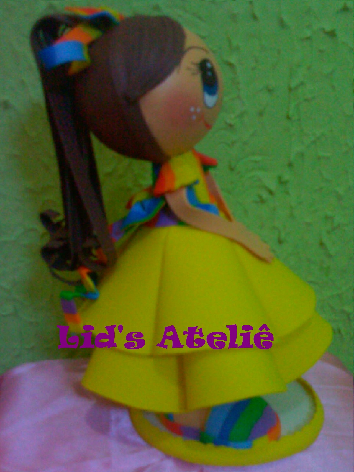 Lid's Ateliê: Coleção Brendinha Camponesa Amarela