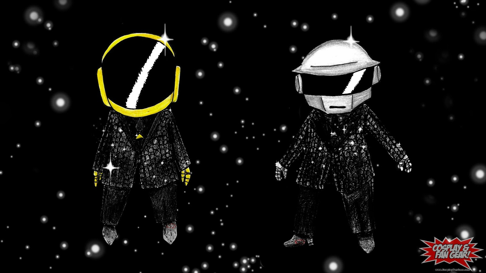 Cosplay And Fan Gear Official Blog Random Access Memories Chibi Daft Punk Art