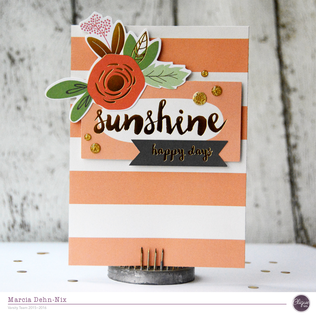 One Scrap at a Time: International Scrapbook Day - Clique Cards