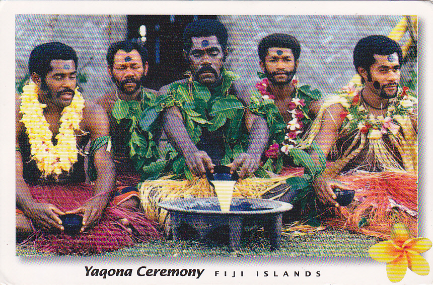 Postcard A La Carte: Fiji - Yaqona Ceremony