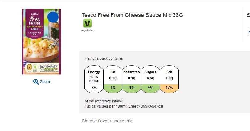 The Vegan Magpie: Tesco packet cheese sauce mix!