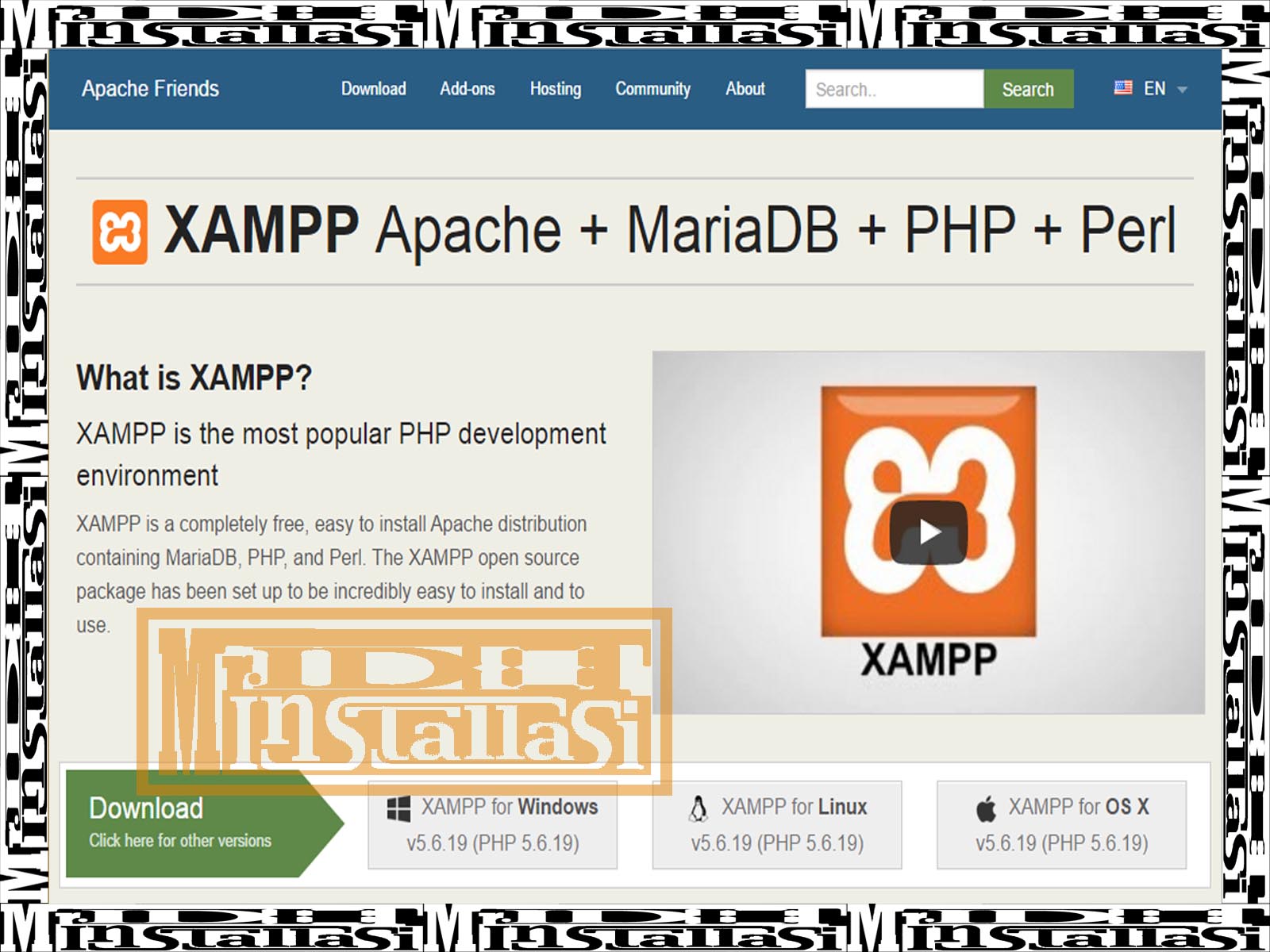 Tutorial Cara Install Xampp 3.2.2 ~ Mr ID10T Installasi