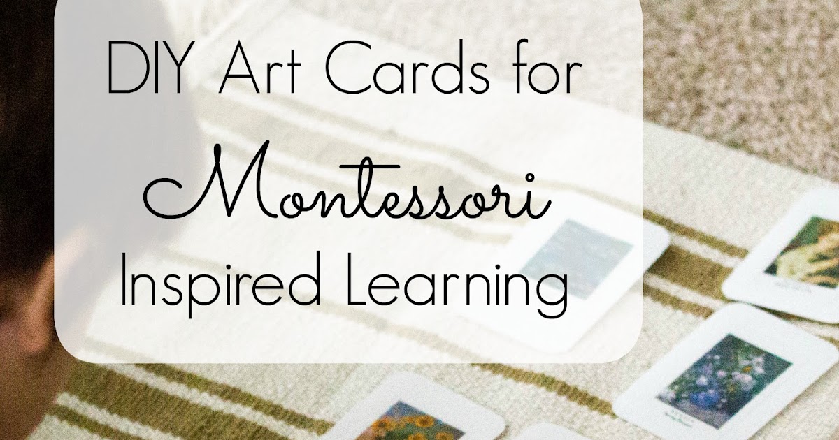 DIY Art Cards for Montessori Learning | The Kavanaugh Report