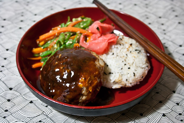 3 hungry tummies: Hambagu ハンバーグ Japanese Style Hamburger Steak With ...