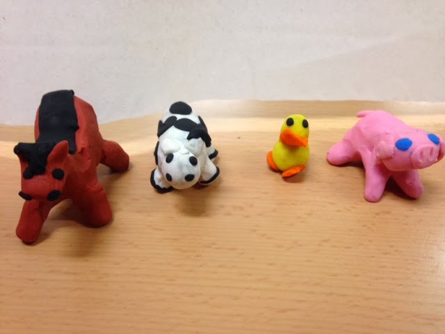 Bizarain Berri Corner: Farm animals with modelling clay