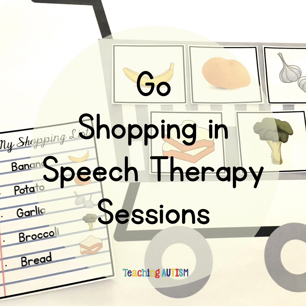 Speech Shopping Fun! - Teaching Autism