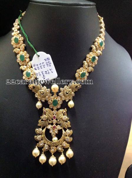 69 Grams Pachi Peacock Set - Jewellery Designs