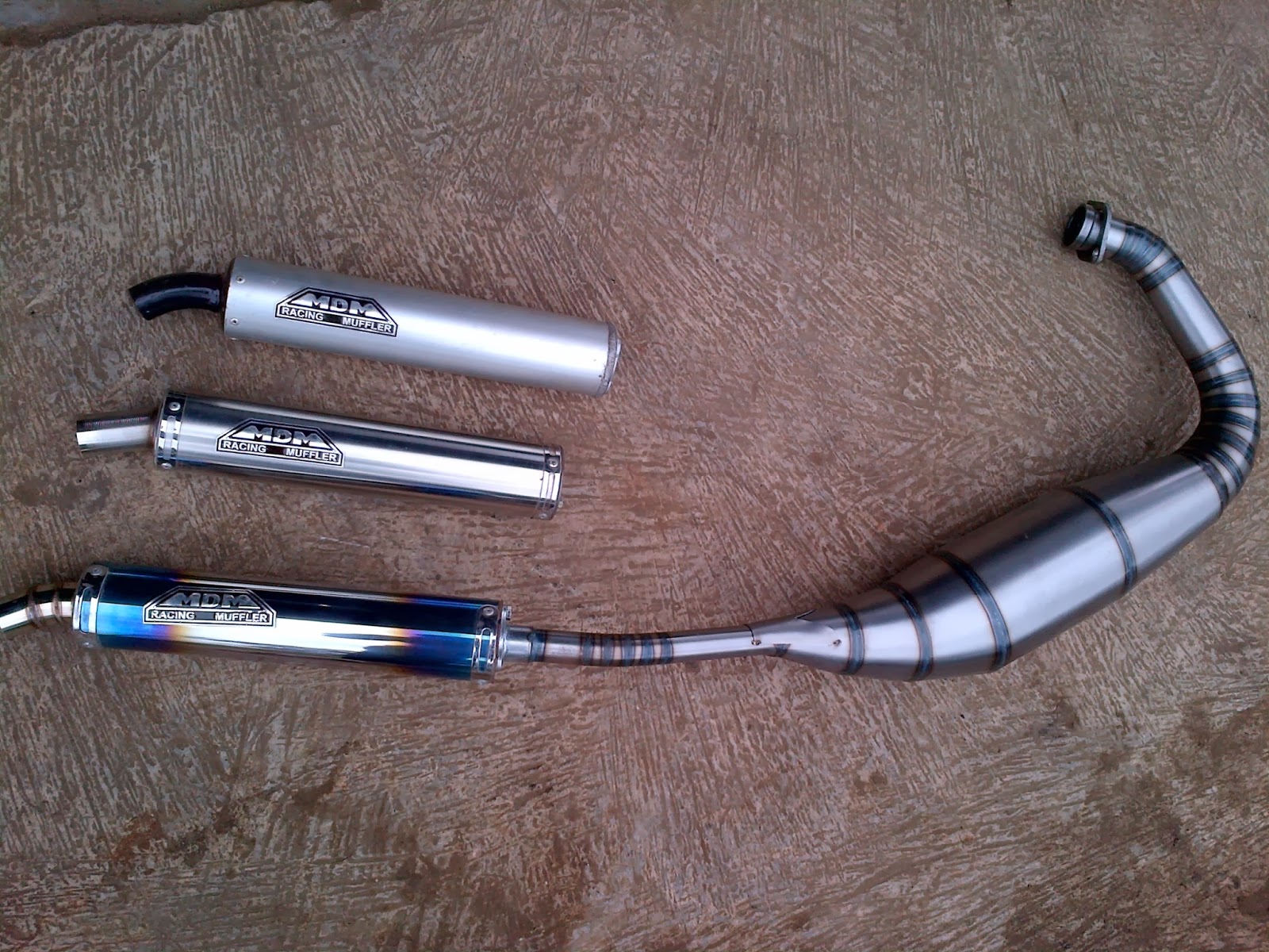 knalpot mdm racing muffler
