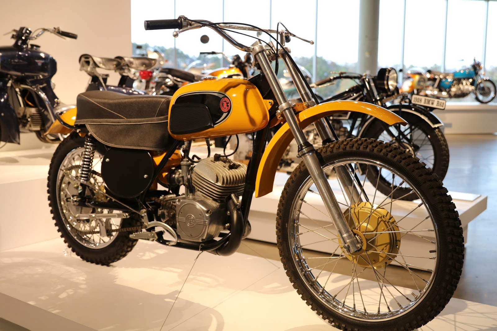 OldMotoDude: 1971 CZ 125 on display at the Barber Vintage Motorsports ...