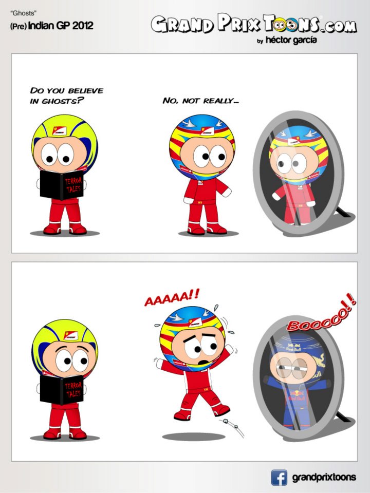 Continental Circus: Formula 1 em Cartoons - A sombra de Alonso (GP Toons)