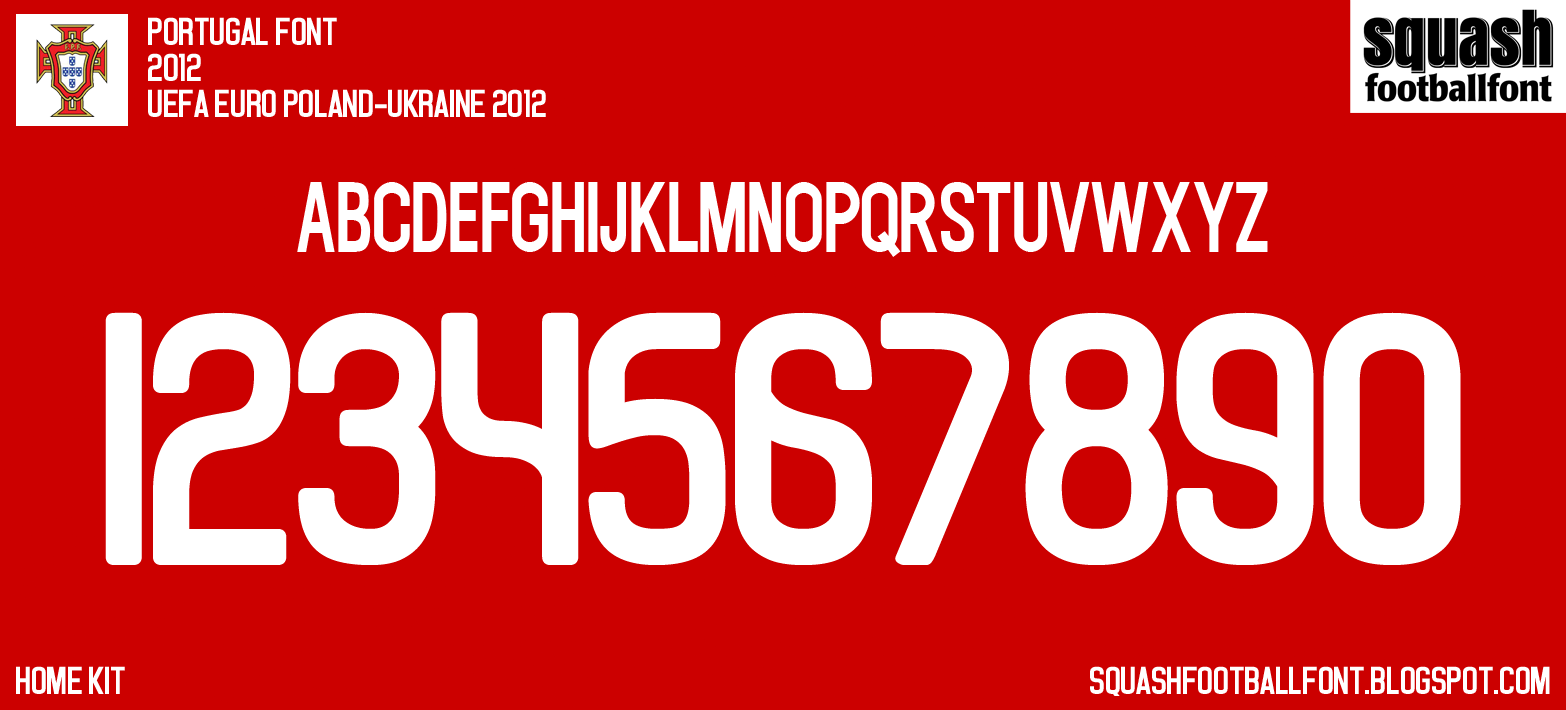 SFF: Portugal Euro 2012 Font