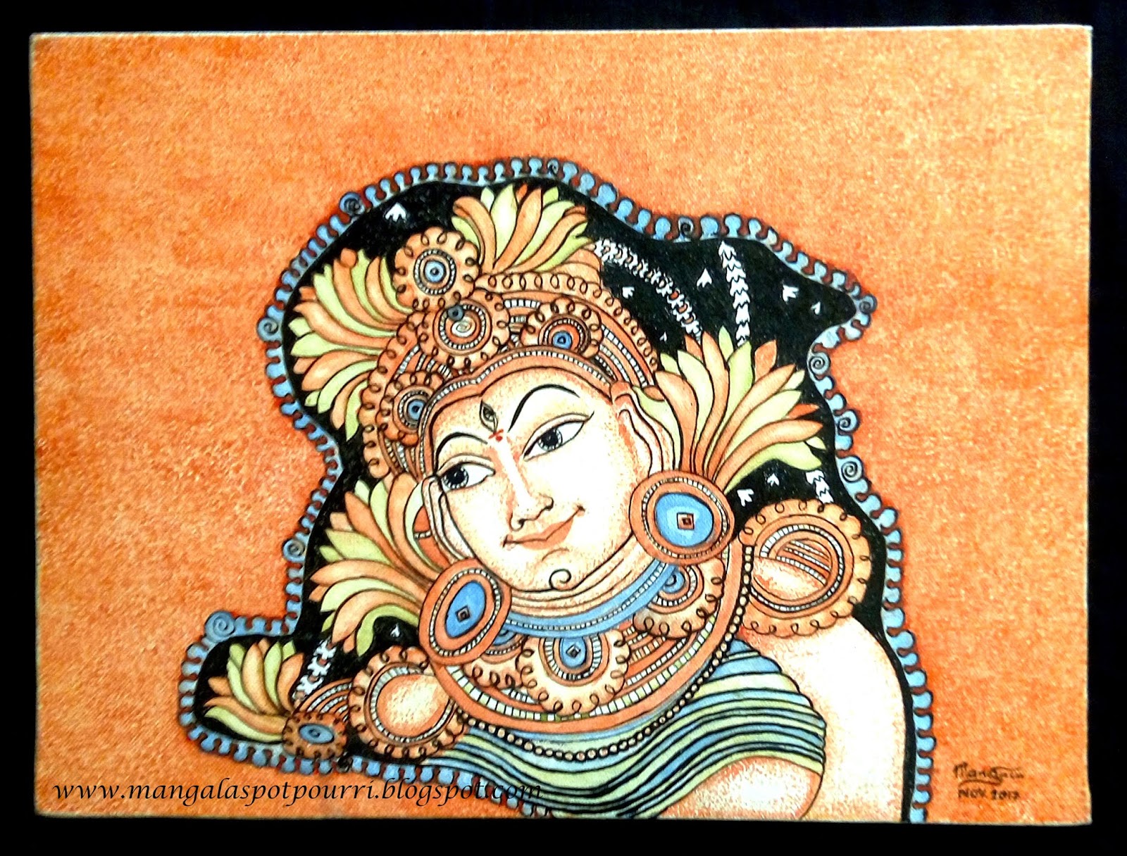 Mangala's Potpourri: Kerala Mural Paintings