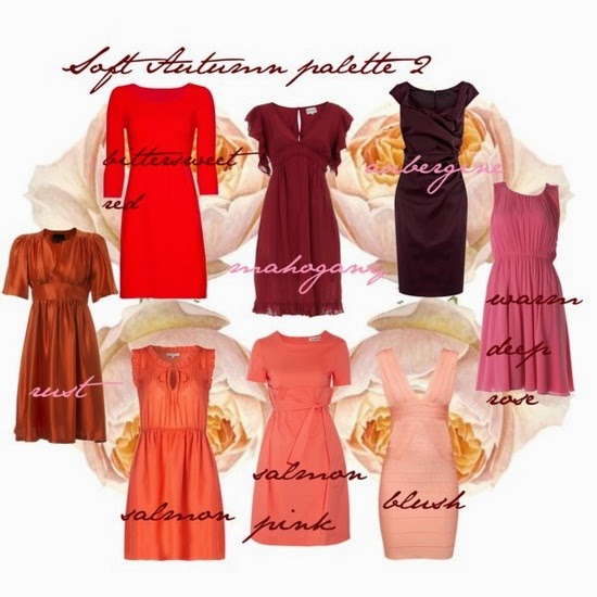 Stagione cromatica Autunno Soft abbigliamento colori