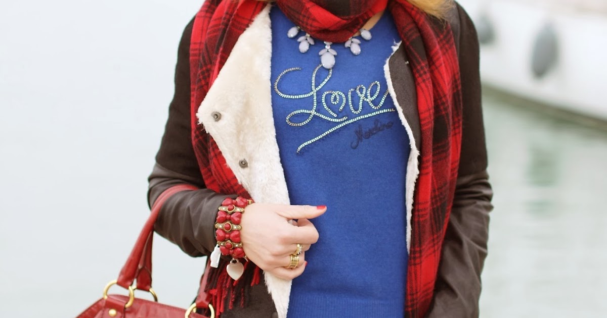 Eco shearling jacket, blue beanie | Fashion and Cookies - fashion and ...