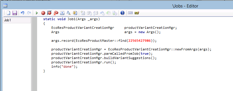 Dynamics AX blog: AX2012 R2 : Creating product variants based on ...