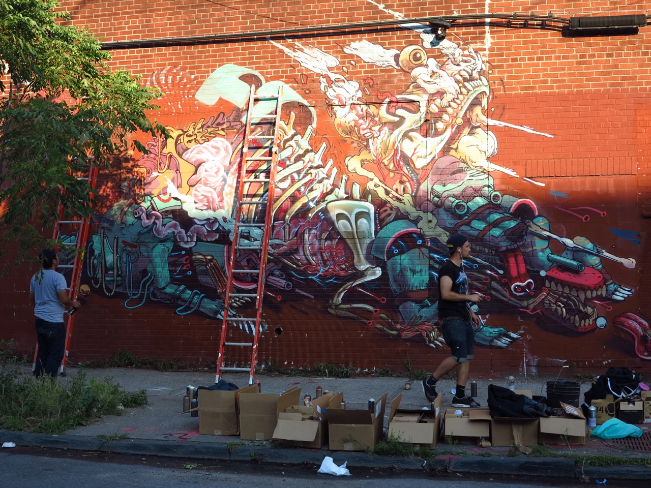 Nychos x Smithe 最新ミューラル In NYC（アメリカ）