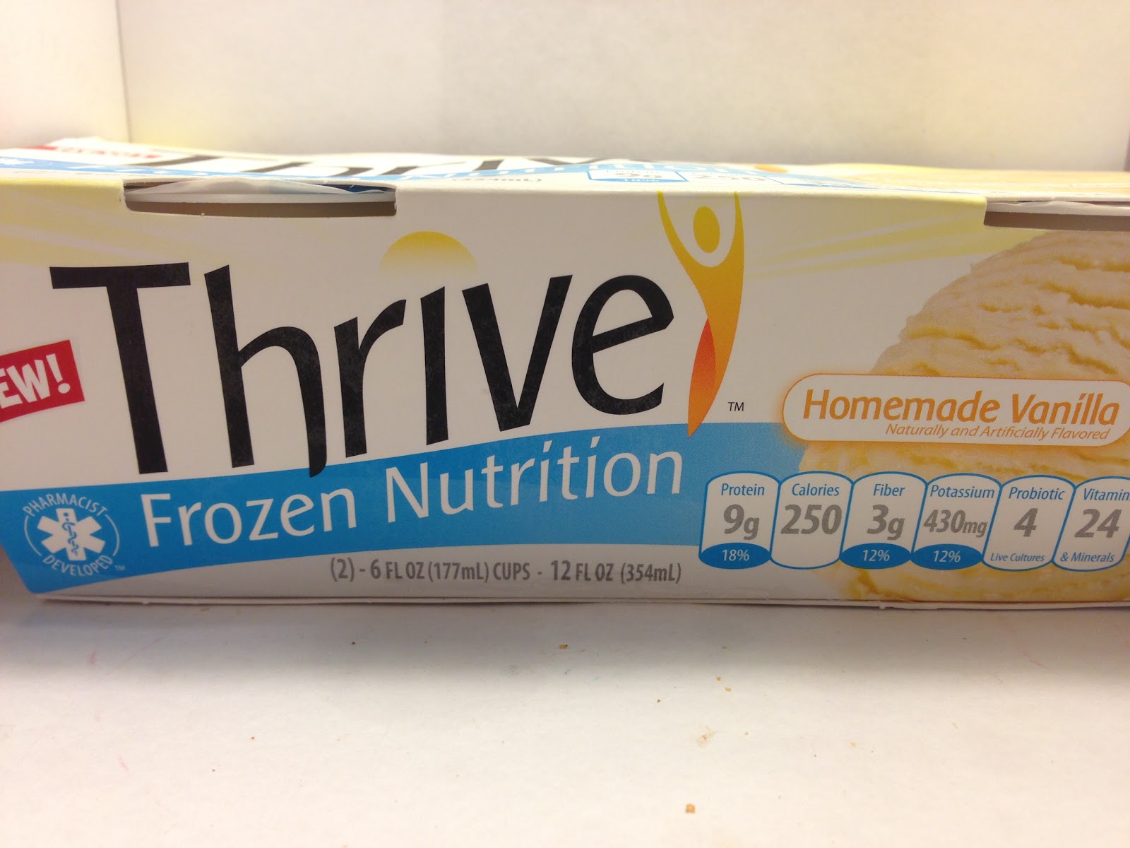 Crazy Food Dude: Review: Thrive Homemade Vanilla Frozen Nutrition