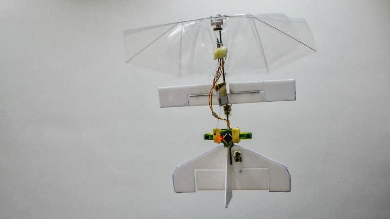 Cempaka Land, Water and Air: Delft develops 20 gramme flying robot ...