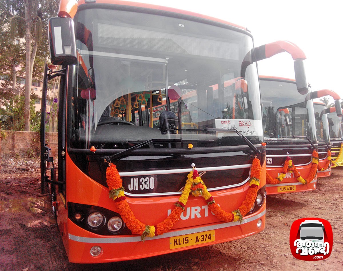 New KURTC Volvo Bus Allotted for Malappuram Depot - Aanavandi Travel Blog
