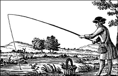 A Woodsrunner's Diary: 18th Century Angling. Hand lines & fishing poles.