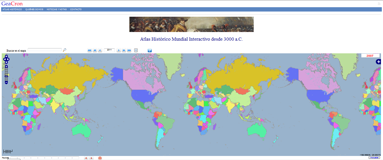 Atlas Geo-Histórico, Económico y Político: PROYECTO GEACRON: MAPAS ...
