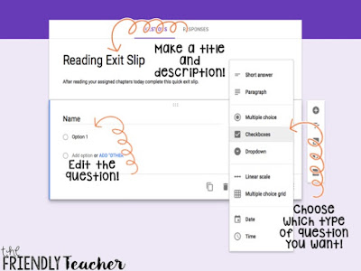 How to Use Google Forms in the Classroom - The Friendly Teacher