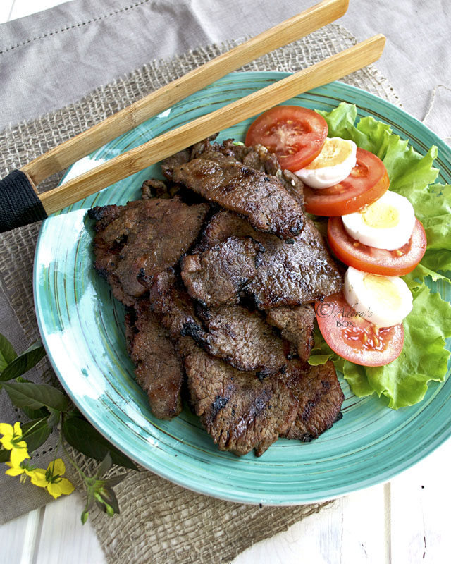 Adora's Box: SWEET AND SPICY BEEF TAPA