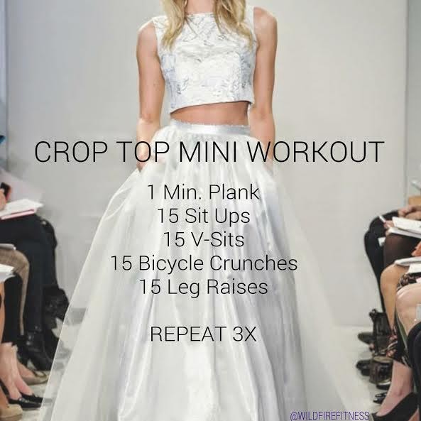 Portland Bridal Fitness: CROP TOP WEDDING DRESSES: YAY OR NAY? + MINI ...