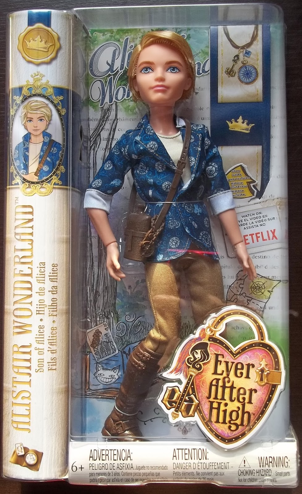 Lindos Sonhos Dourados: Ever After High: Alistair Wonderland Basic