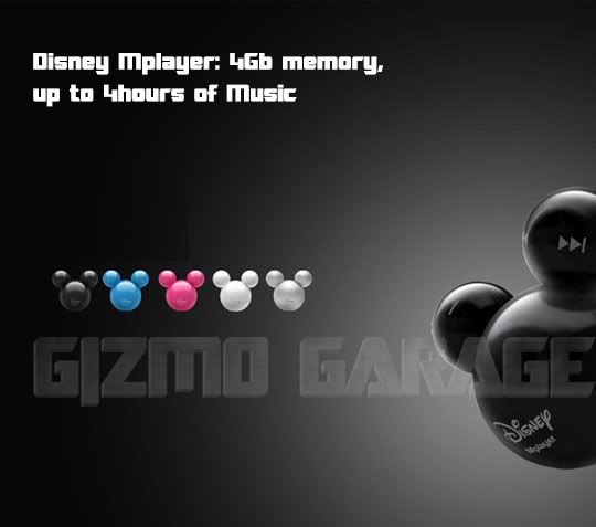 GIZMO GARAGE: Disney Mickey MP3 Player (Pre-Order)
