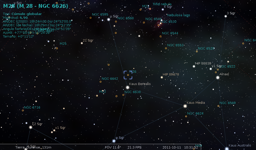 EL MIRON DEL CIELO: CATALOGO MESSIER, M28