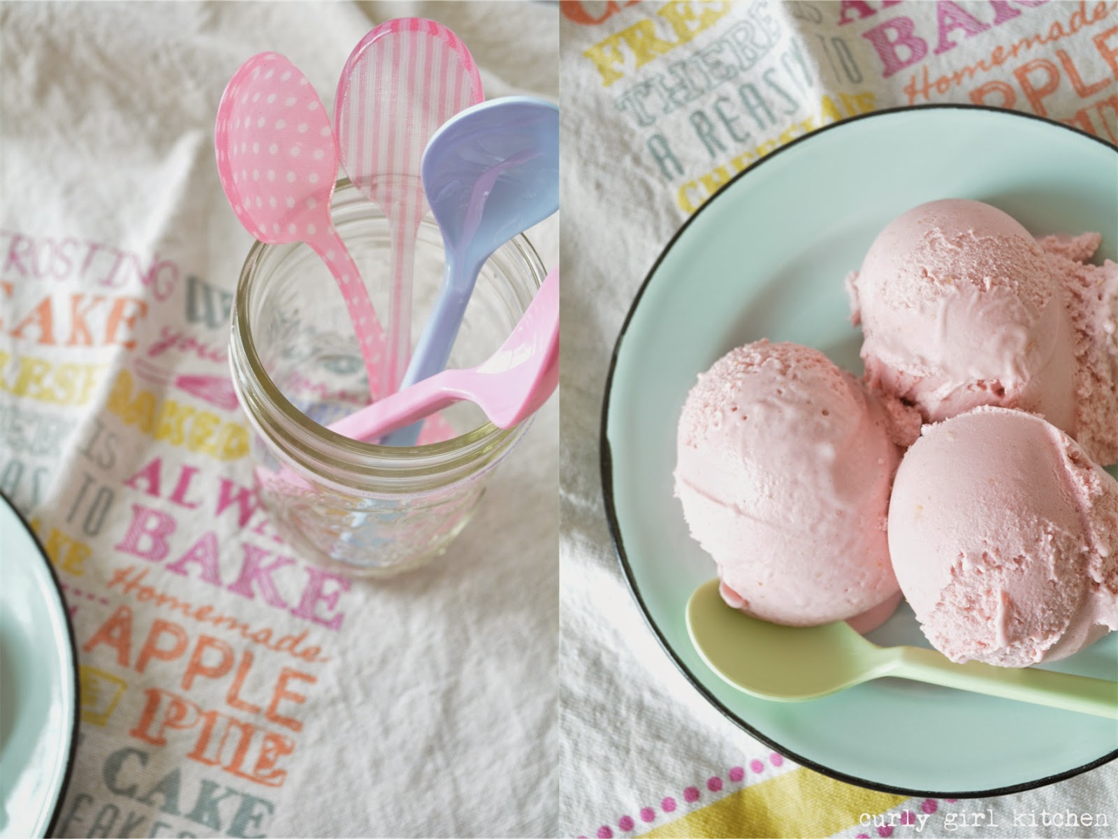Curly Girl Kitchen: Pink Lemonade Ice Cream
