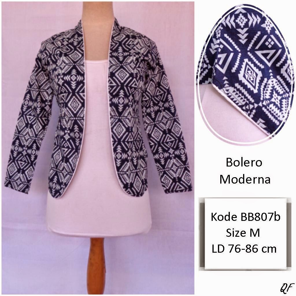 Model Dress Terbaru: Cardigan Bolero Batik