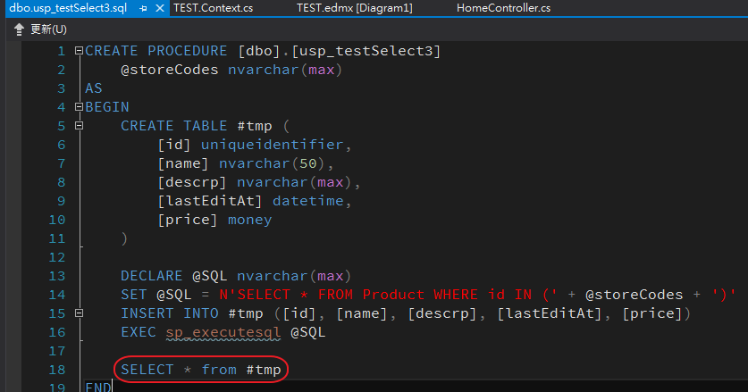 Life Online 【entity Framework】stored Procedure Returns Int Instead Of Result Set