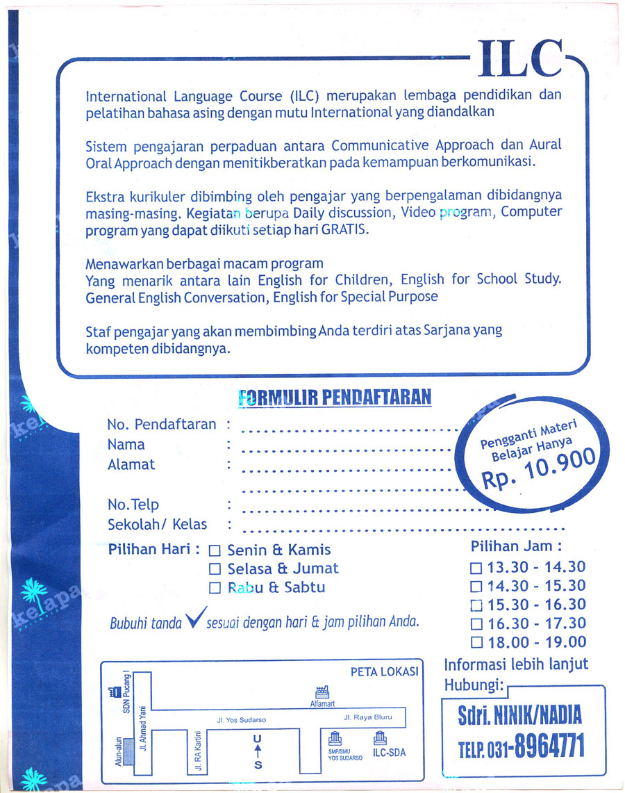 Brosur ILC | PERCETAKAN BROSUR SURABAYA