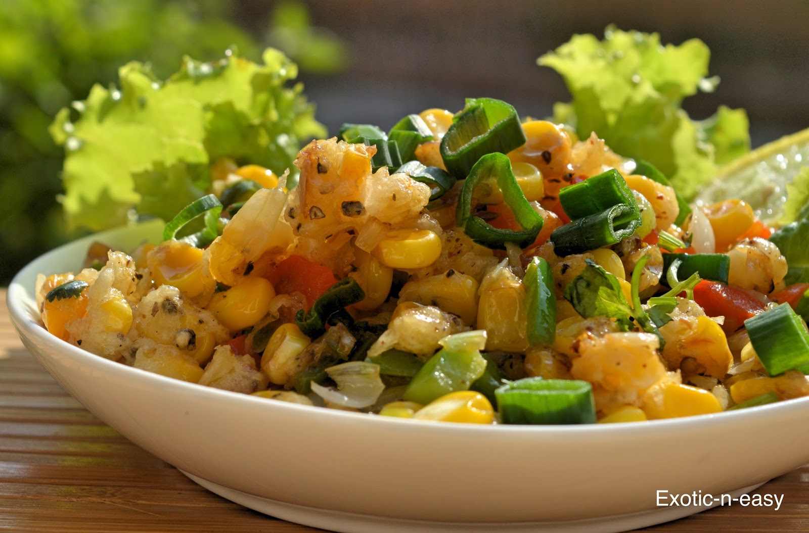 exotic-n-easy cooking: Crispy Corns with Veggies