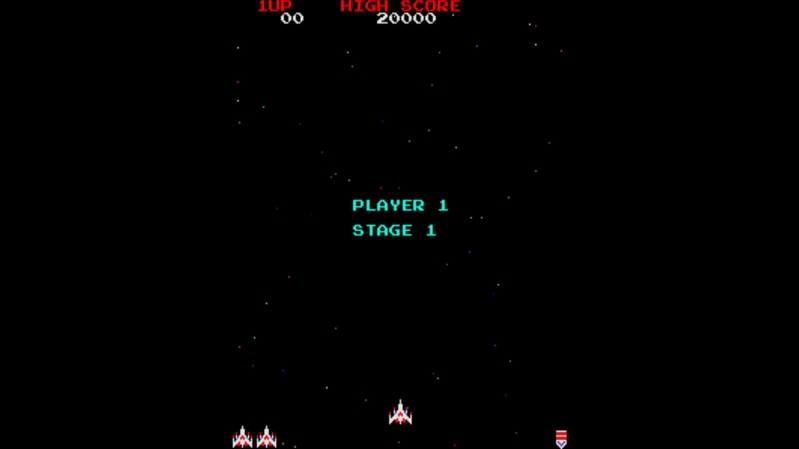 I played this game: Galaga - original arcade machine