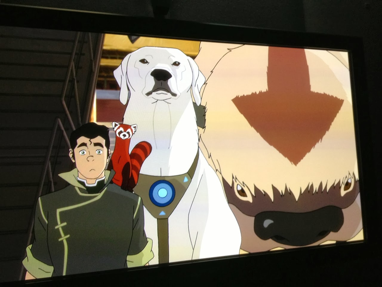 Legend of Korra Season 3 Scene Featuring Oogi, Naga, Pabu, and Bolin ...